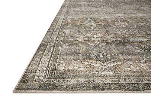 Loloi II Layla Collection LAY-13 Antique/Moss, Traditional 2'-6" x 7'-6" Runner
