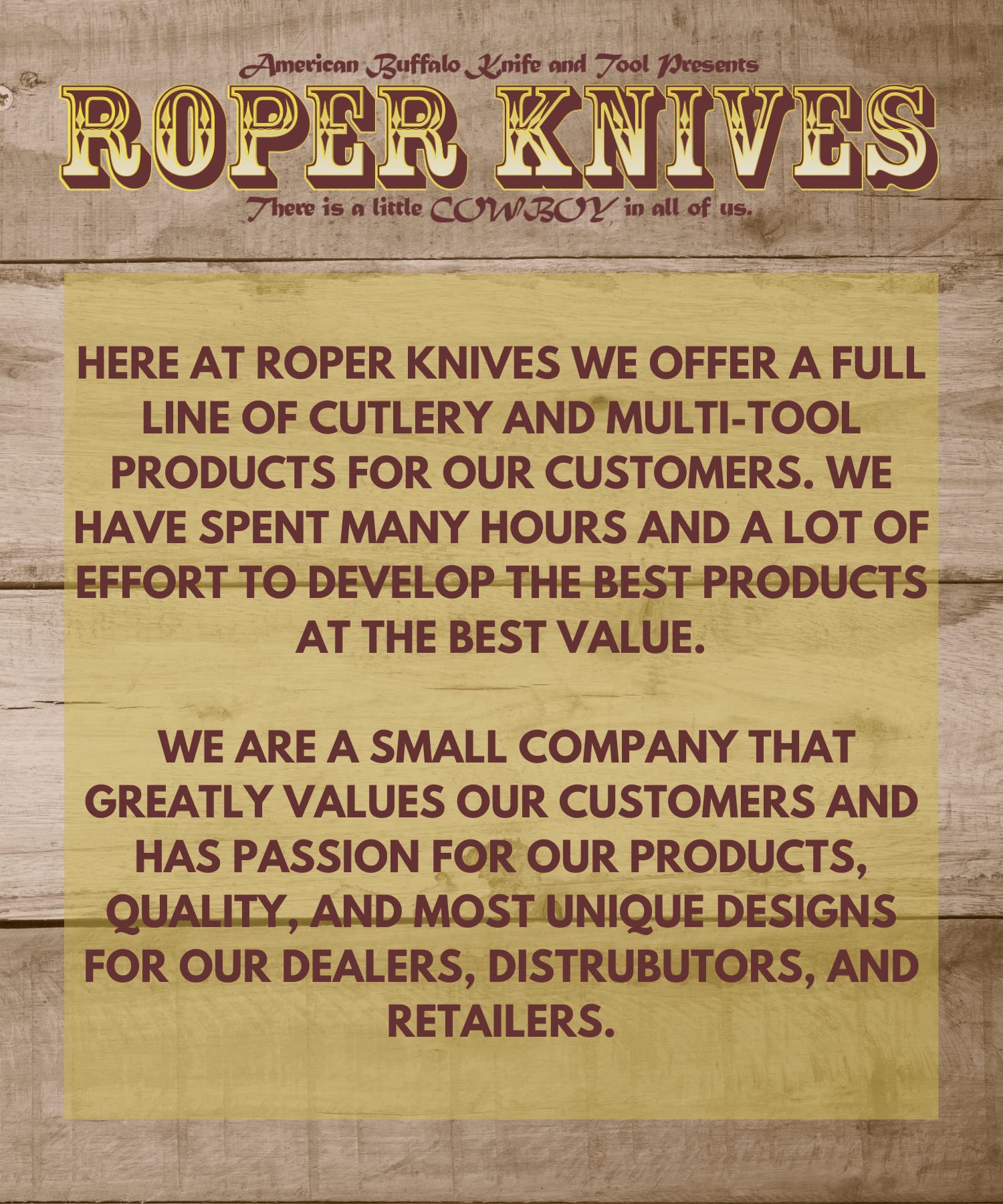 Roper Knives Laredo Series Tapper Folding Pocket Knife β (2) 1065 Carbon Blades in 1 Knife with a Stag Wooden Handle