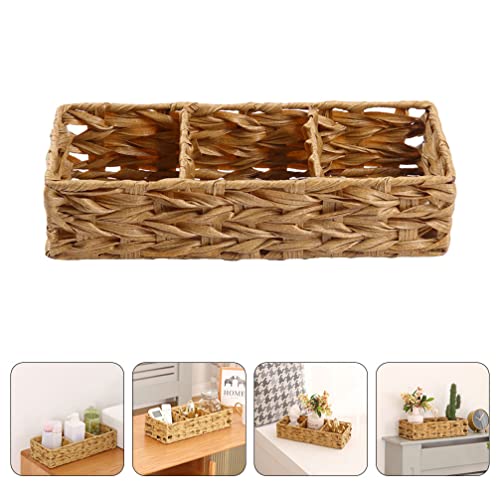 STOBAZA Coffee Station Organizer Coffee Bar Box Countertop Sugar Holder Tea Bag Storage Bin Cosmetics Sundries Organizer Caddy for Home Hotel Restaurant