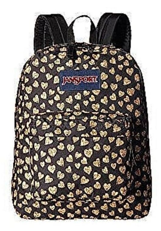 JanSport Superbreak One backpack (Glitter Hearts)