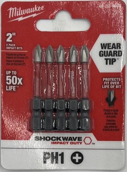MILWAUKEE Shockwave 2" PH1 5PK (48-32-4638)
