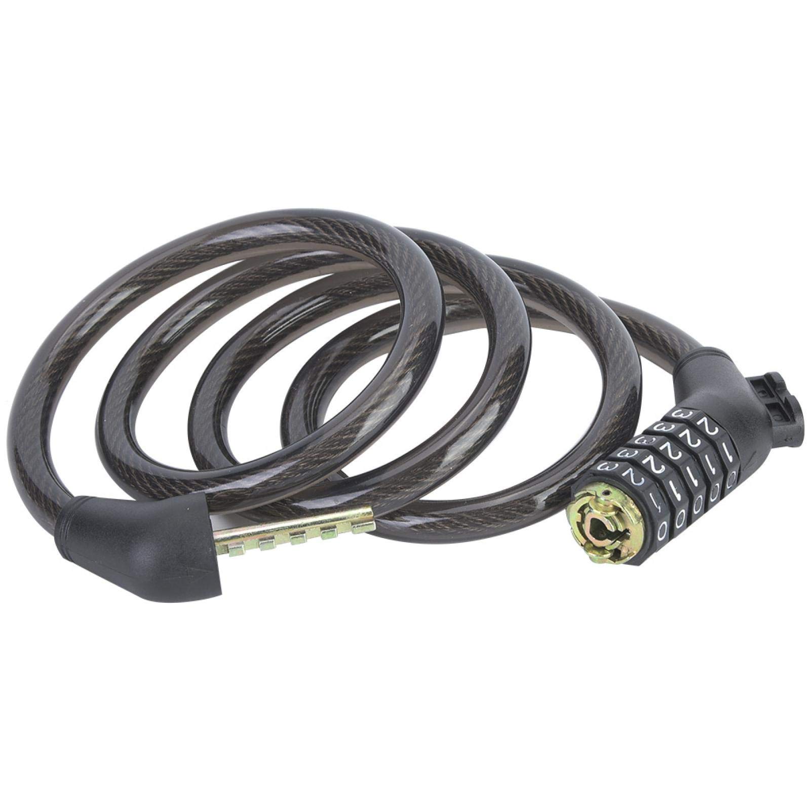 Cyrank 5 Digits Code Bike Cable Lock, Bicycle Password Cable Lock Chain Coded Lock with Combinations for Bikes Motorcycles
