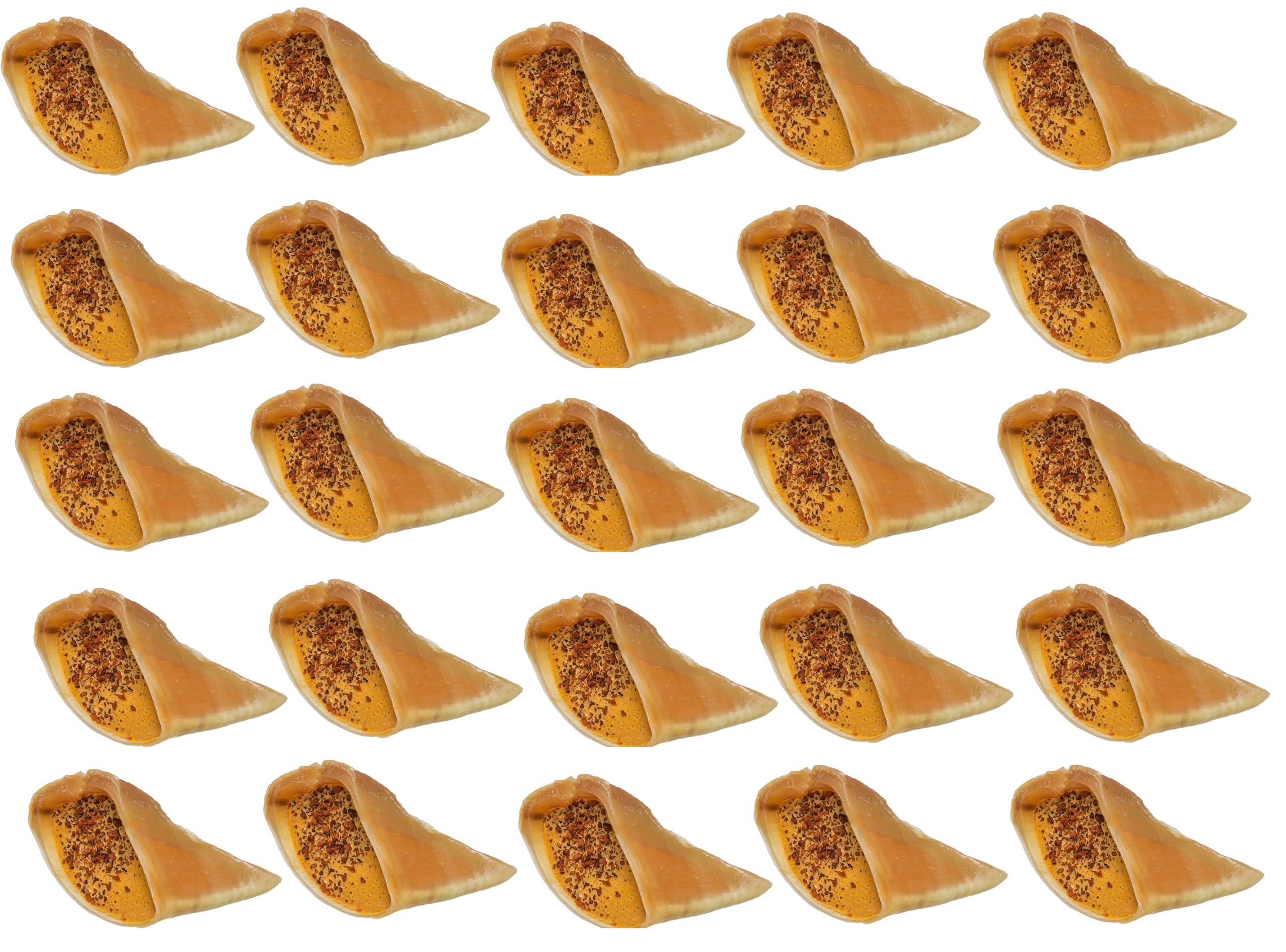 MPP Dog Dental Chew Filled Cow Hooves All Natural Healthy Bacon and Cheese Flavored (1 Hoof)