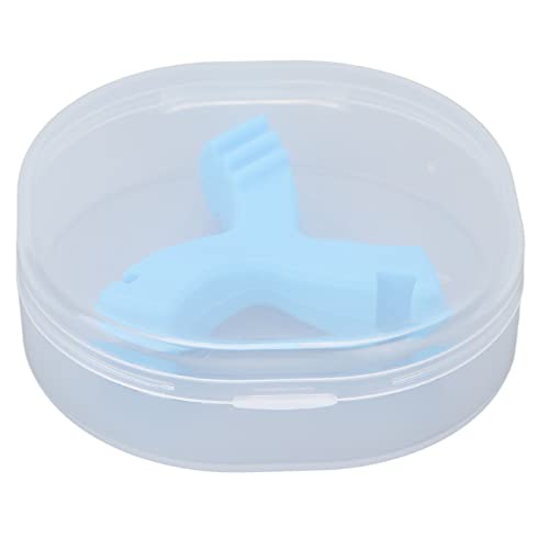 Emoshayoga Aligners Chewies, Chewing Three Arms Supplies Y Shape Orthodontics Chewies Multifunctional Blue Blueberry Flavour Silicone for Daily Use