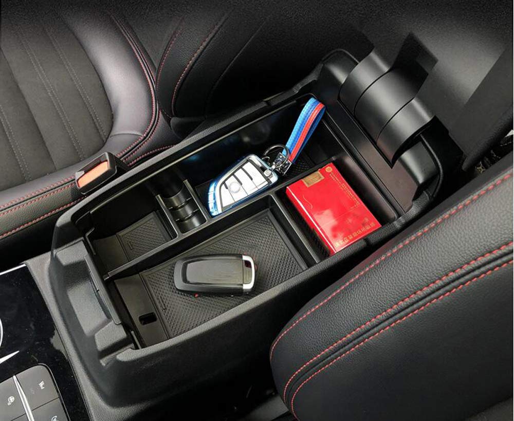 Cosilee Center Console Organizer Box Compatible for Ford Escape 2020 2021 2022/Bronco Sport 2021 2022 Armrest Storage Box Interior Accessories