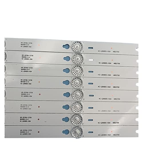 CEVIZ Applicable Fit for TCL Television B48A558U Strip T0T-48D2700-8X5-3030C-V3 Aluminum Plate A Set