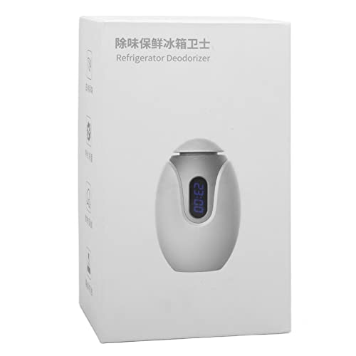Jeanoko Ozone Deodorizer, Rechargeable Ozone er Portable Multifunction ABS Smart for Refrigerator