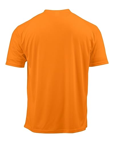 Paragon Youth Islander Performance T-Shirt, L, Neon Orange