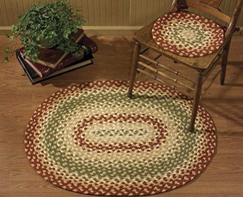 Park Designs Mill Village Braided Chairpad
