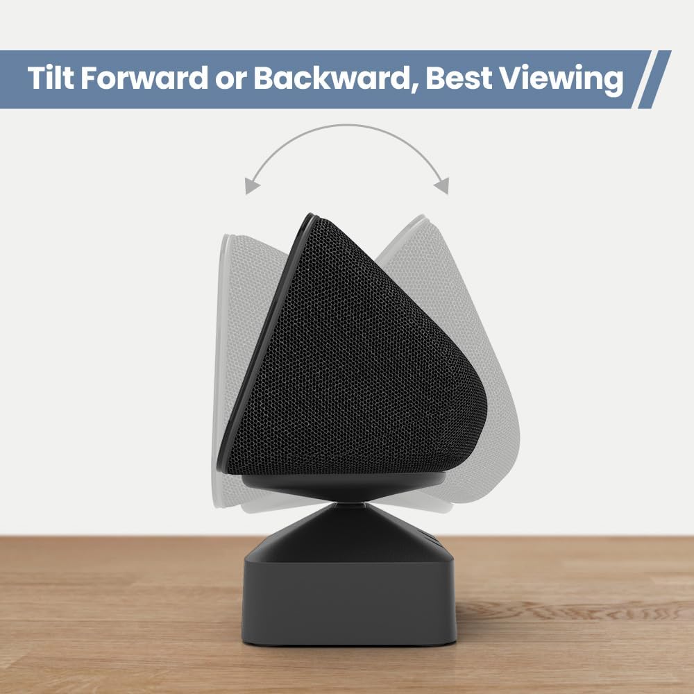 GGMM Adjustable Stand for Show 5 (3rd Gen) – Magnetic Tilt & Swivel Design, Space-Saving Elevation, Protective Features, Perfect Viewing Angles – Black(Show 5 Not Included)