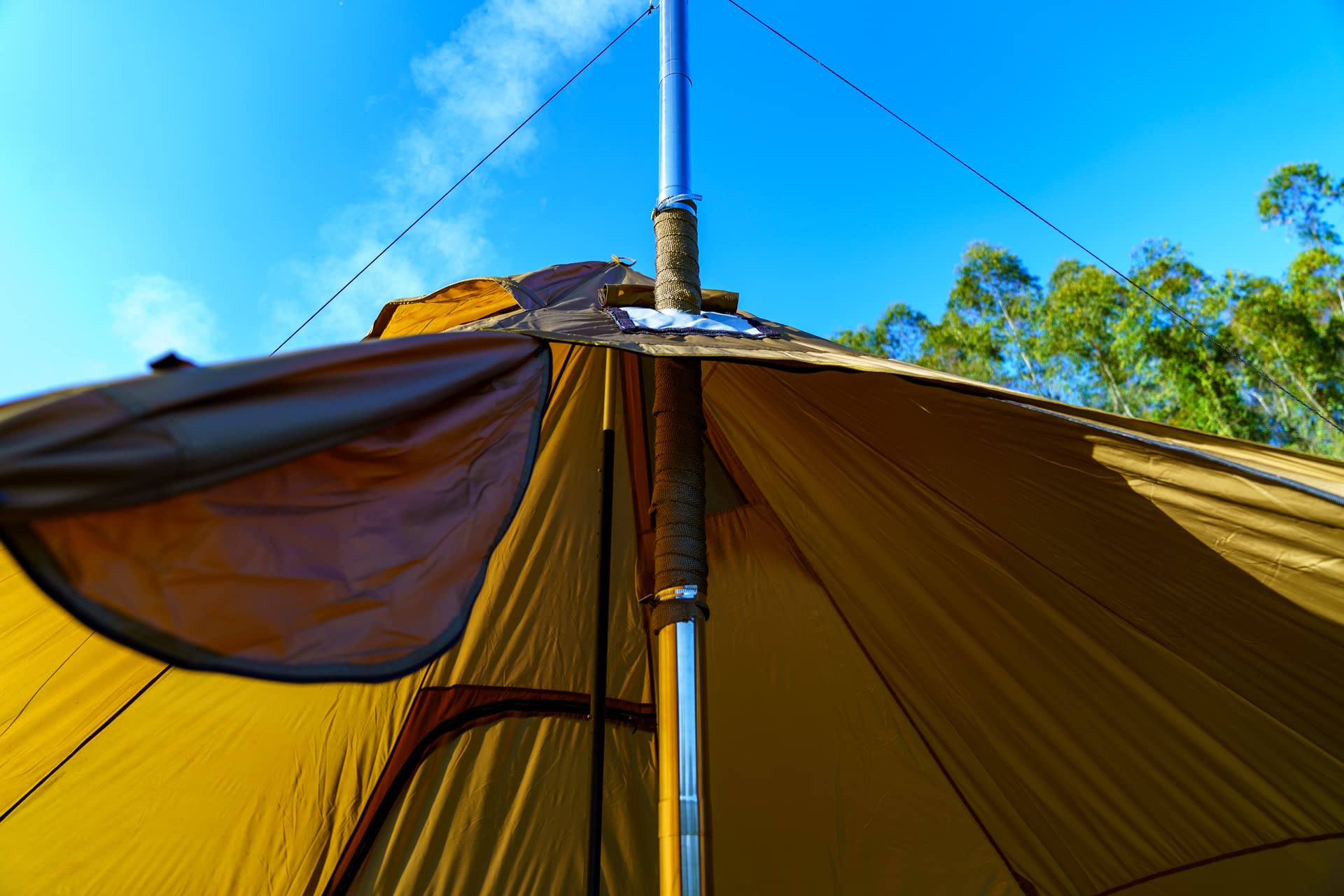FireHiking 4-8 Person Camping Hot Tent with Stove Pipe Wrap for Bushcraft, Cooking and Heating