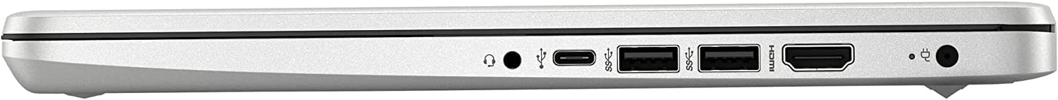 HP Laptop 14 Business Computer 14" HD Micro-edge BrightView 11th Generation Intel Quad-core i5-1135G7 (Beats i7-1065G7) 8GB RAM 256GB SSD Iris Xe Graphic USB-C Win11 Silver + HDMI Cable