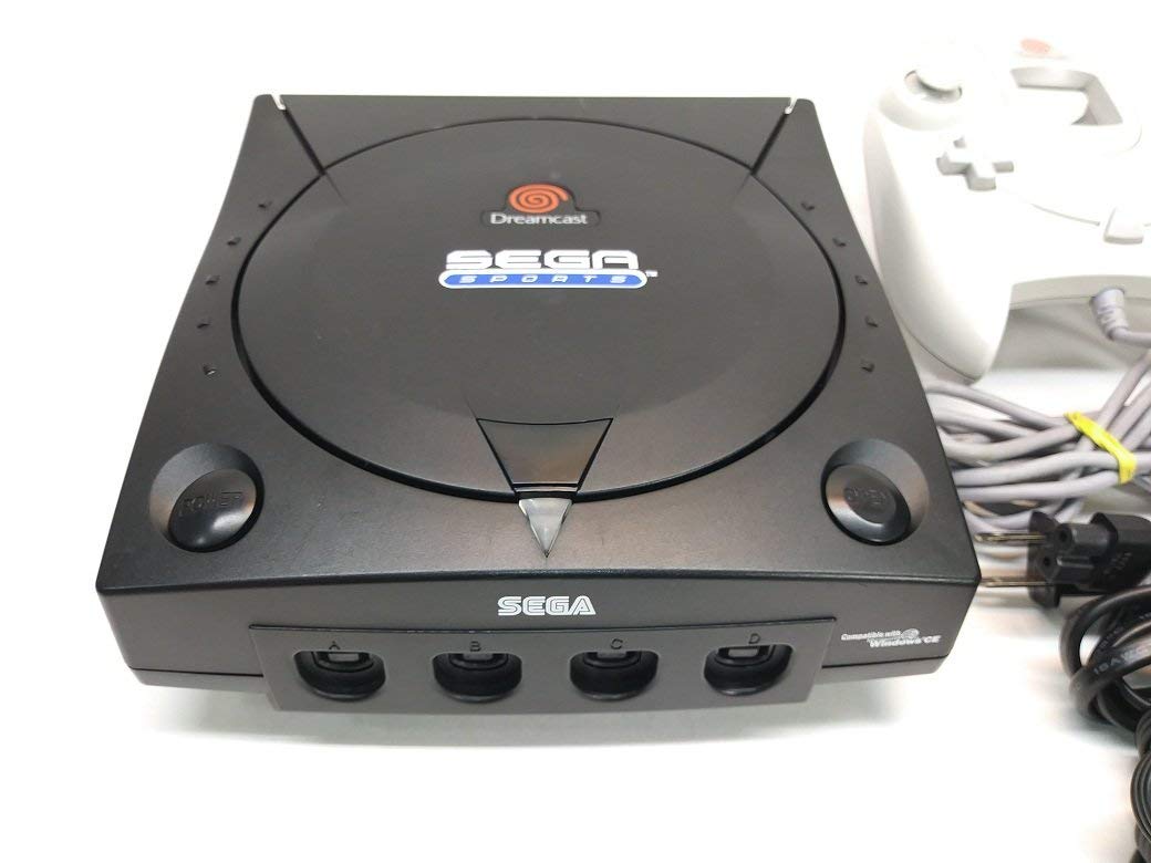 Sega Dreamcast System - Video Game Console (Black Sega Sports Edition) (Renewed)