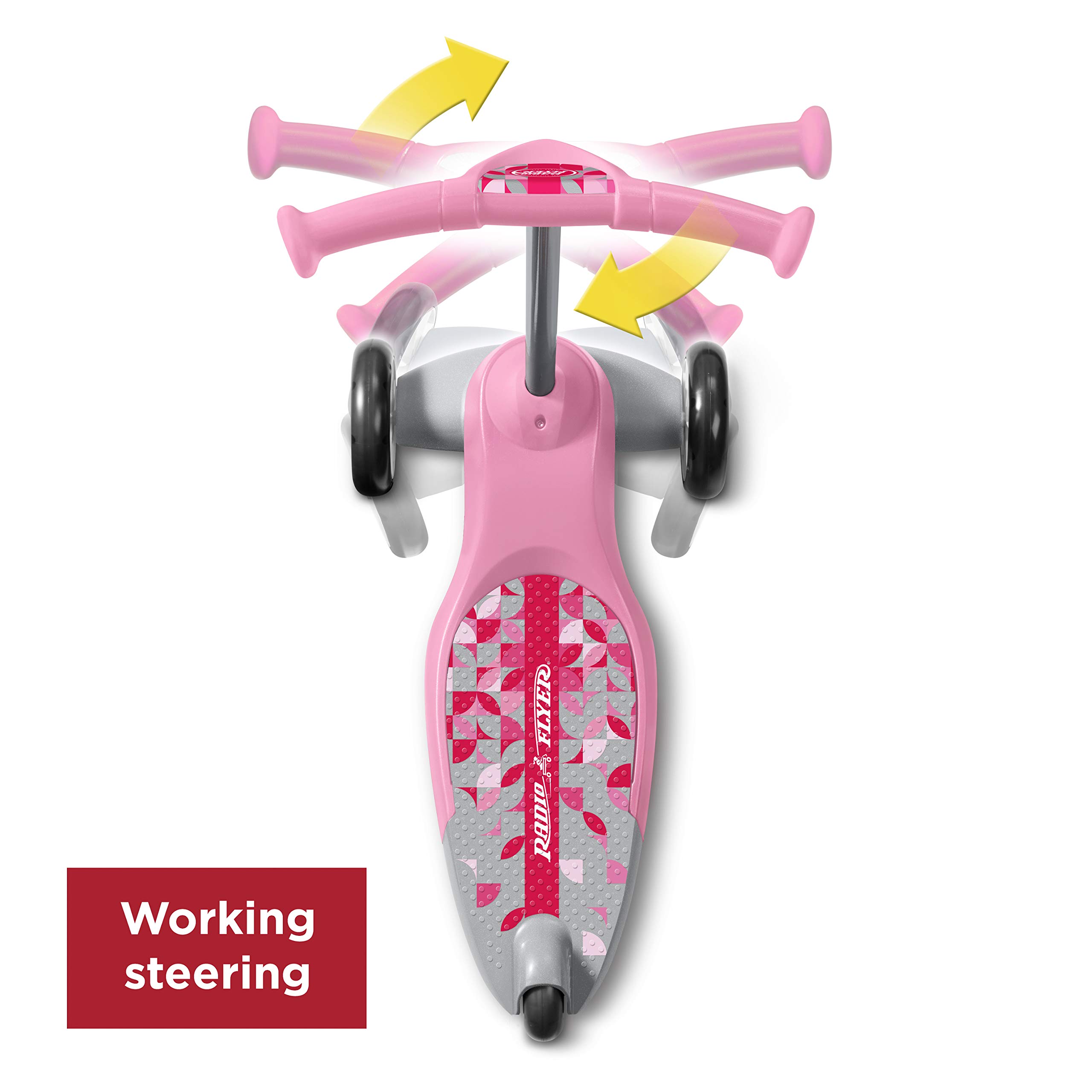 Radio Flyer My 1st Scooter, Kids and Toddler 3 Wheel Scooter, Pink Kick Scooter, For Ages 2-5 Years (Amazon Exclusive)
