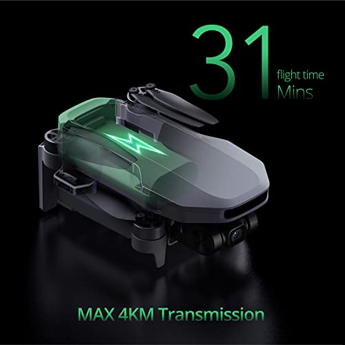 Potensic ATOM SE Combo GPS Drone Quadcopter with 4K ShakeVanish Camera Less Than 249g, 62 Mins Flight Time, 4km FPV Transmission, Max. Speed 16m/s, Auto Return
