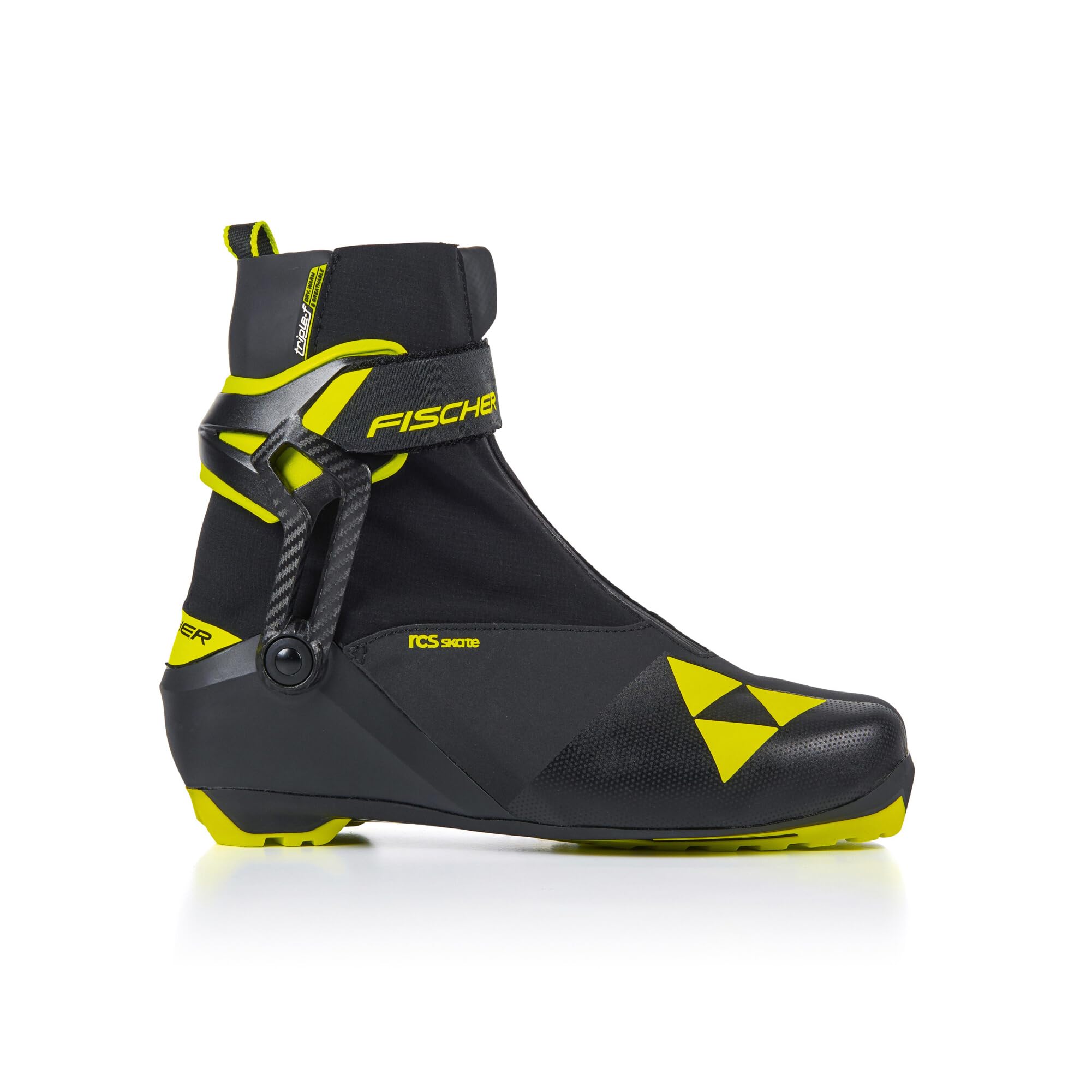 Fischer Unisex RCS Skate Durable Weatherproof Protective Stable Insulated Nordic Race Skating Ski Boots, 47