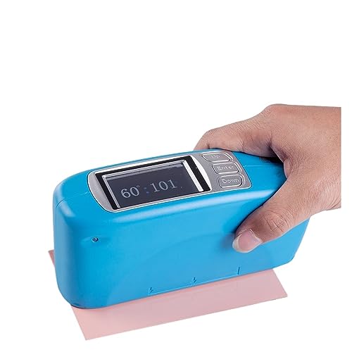KYKYK Colorimeter, Single Angle Gloss Meter CS-300,High-Precis Surface Glossmeter Tester,0-1000GU,for Paint,Leather,Plastic,Metals,Ceramics,Tile Portable High-Precise Digital Color Analyzer