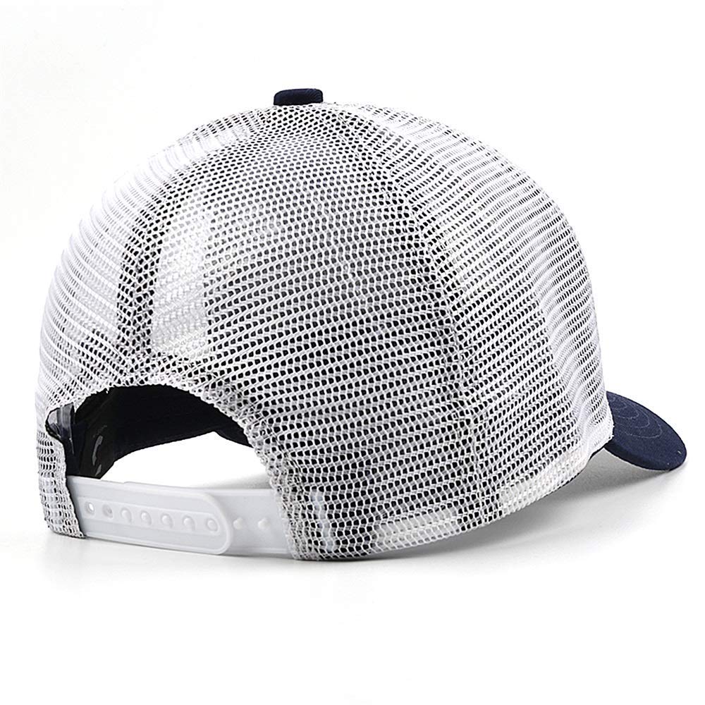 Dallas Trucker Hat for Men Navy-Blue Adjustable Snapback Baseball Cap for Football Fans Gifts