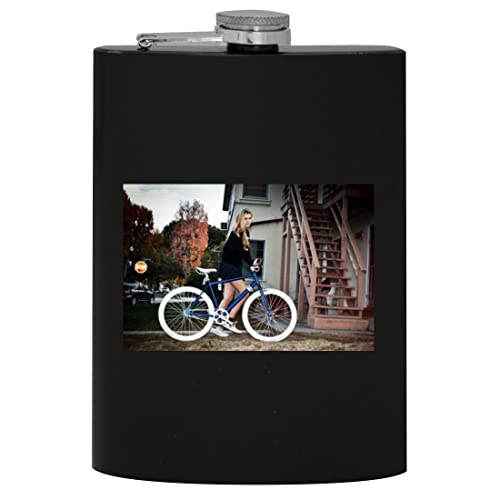 FC Carino B35Y22D63W0485410M07T32C02S27-8oz Black Hip Alcohol Drinking Flask PDI #PIDP485410