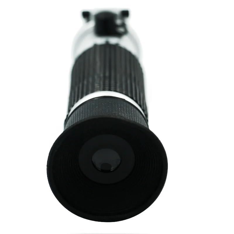 KYKYK Refractometer, Refractometer 0-20% Sugar Brix Milk Measurement Accuracy ATC Professional Digital Milk Purity Analyzer Tester Handheld Too for Fruit, Homebrewing, Juice, Vegetables