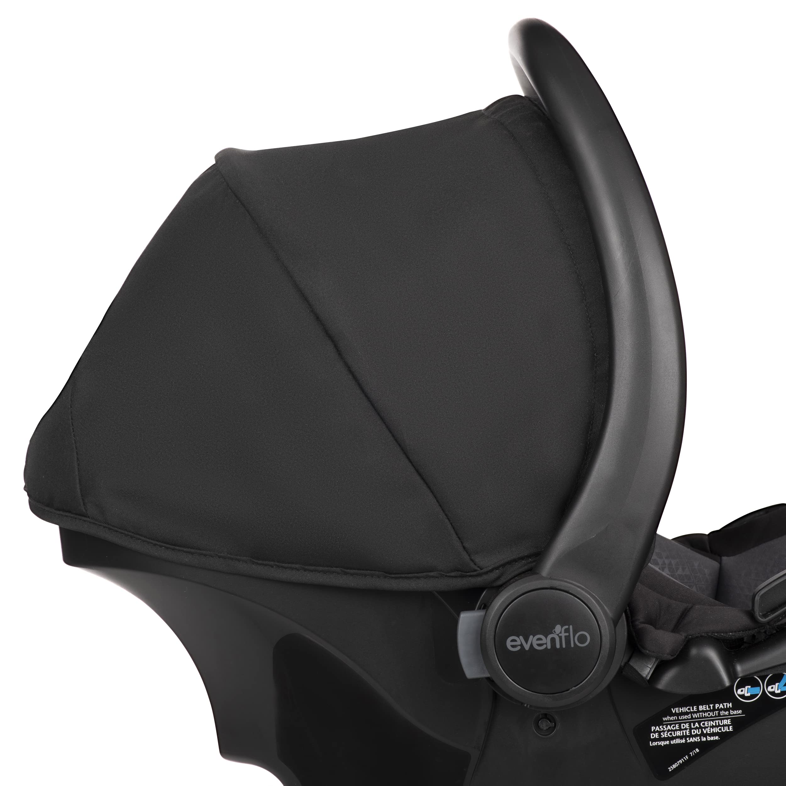 Evenflo LiteMax 35 Infant Car Seat, Lightweight, Extended Use, Belt Lock-Off, Ergonomic Handle