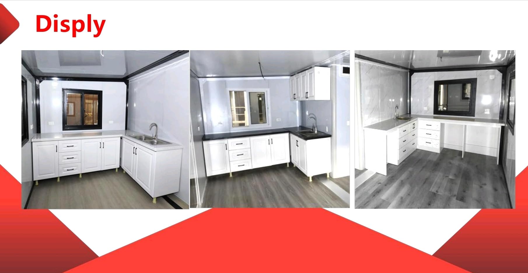 Generic SIRKAAR Luxury Prefab Villa, Modular Shipping Container House, Living Room, Bathroom, Kitchen, 40 Feet