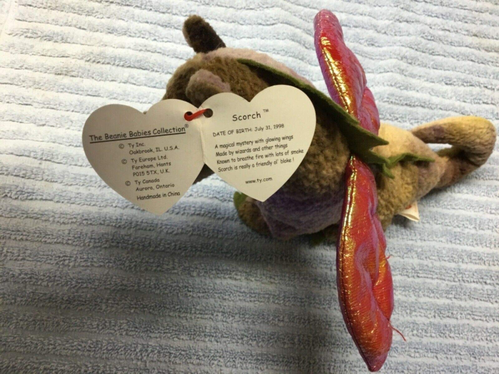 Scorch The Dragon The Beanie Baby (Retired)