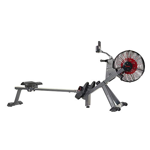 Sunny Health & Fitness Air Plus Magnetic Resistance Rowing Machine β SF-RW5940, gray