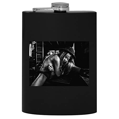 FC Carino B35Y22D63W0734668M07T32C02S27-8oz Black Hip Alcohol Drinking Flask PDI #PIDP734668