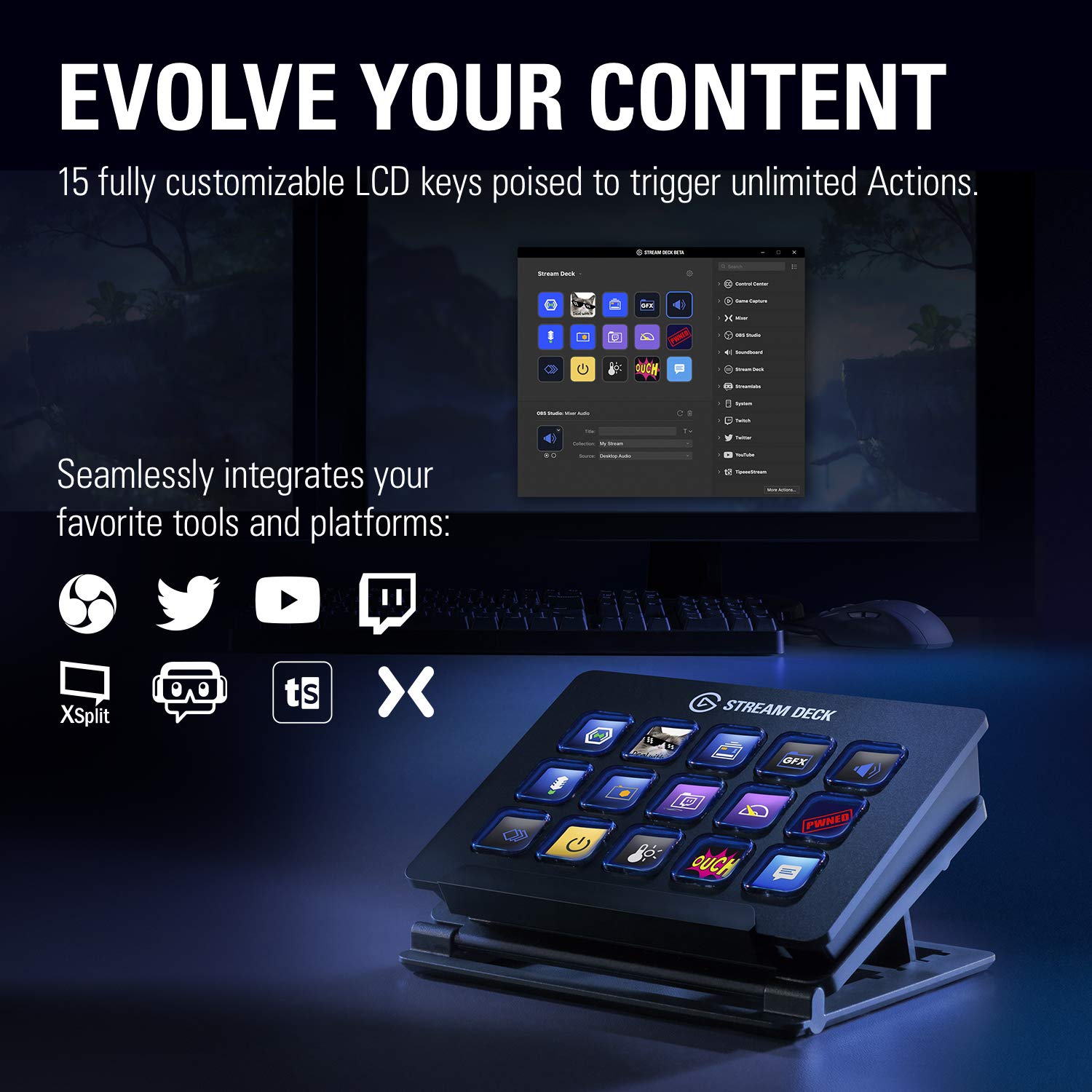 Elgato Stream Deck + Facecam Bundle