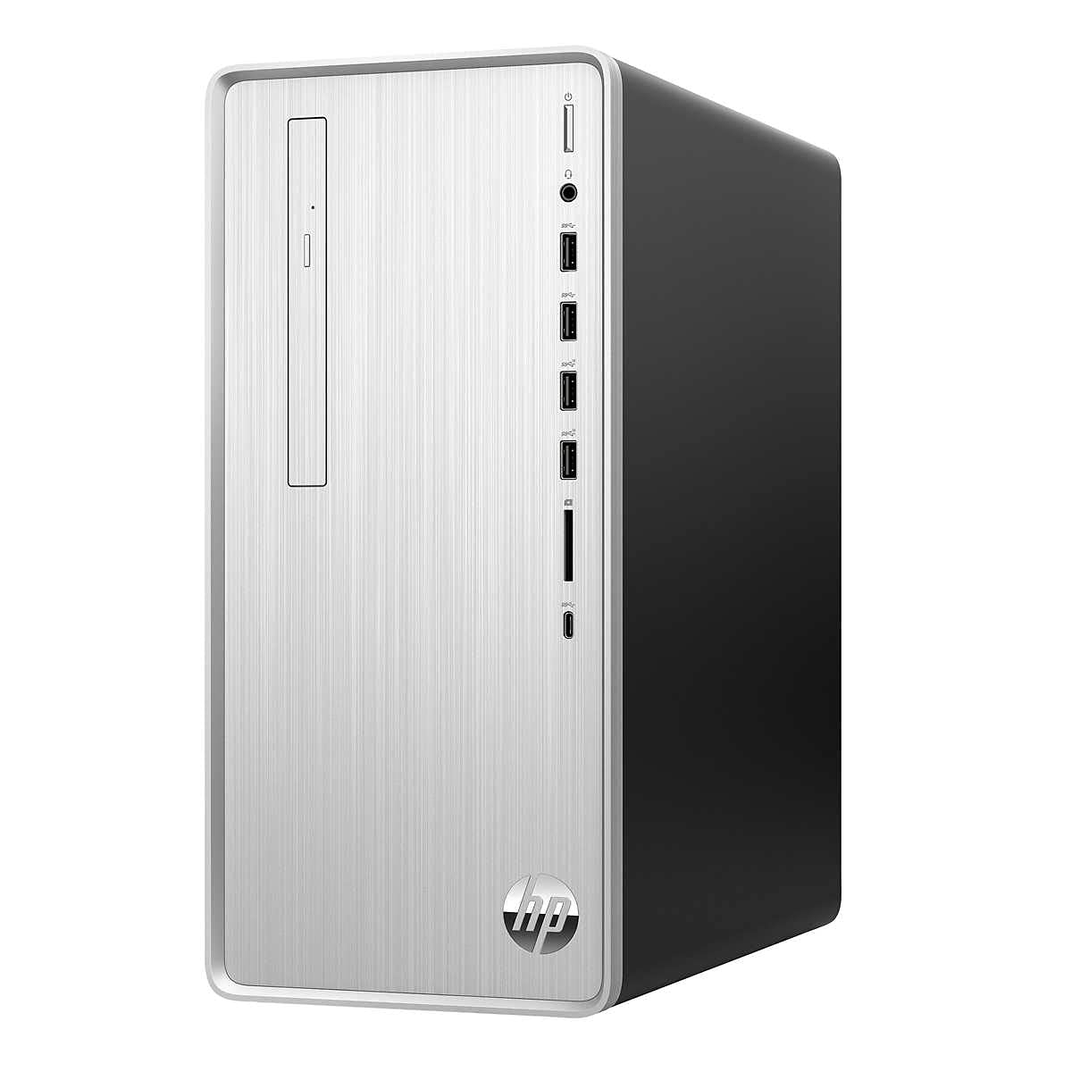HP Pavilion Desktop, 10th Gen Intel Core i7-10700F Processor, AMD Radeon RX550, 32GB RAM, 1TB SSD + 2TB HDD, DVD, Wi-Fi, HDMI, Bluetooth, Windows 10 Home, Silver (Renewed)