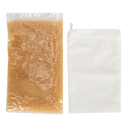 GLOGLOW Aquarium Water Softening Resin, 500ml Gh Reducing Agent Soft Water Pillow Underwater Ion Exchange Filter Fish Tank Water Softening Device