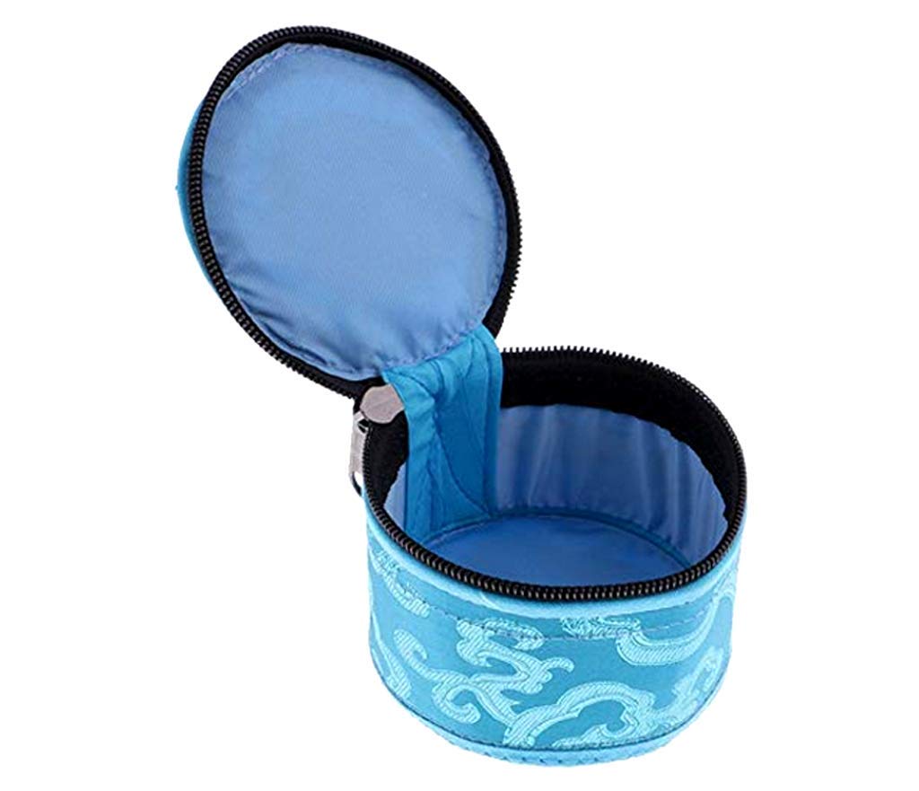 Singing Bowl Storage Bag - Singing Bowl Carry Case Bag, Zipper Closure, Colors Vary (D:5.51in/14CM)