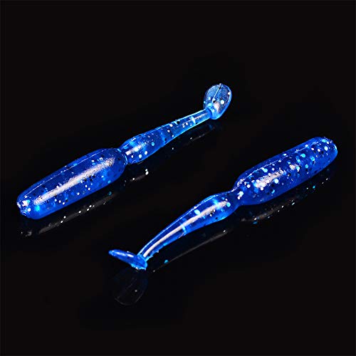 Connoworld 10Pcs Soft Silicone Simulation Fish Bait Outdoor Fishing Fake Lure Tackle Tool - I 7.5cm