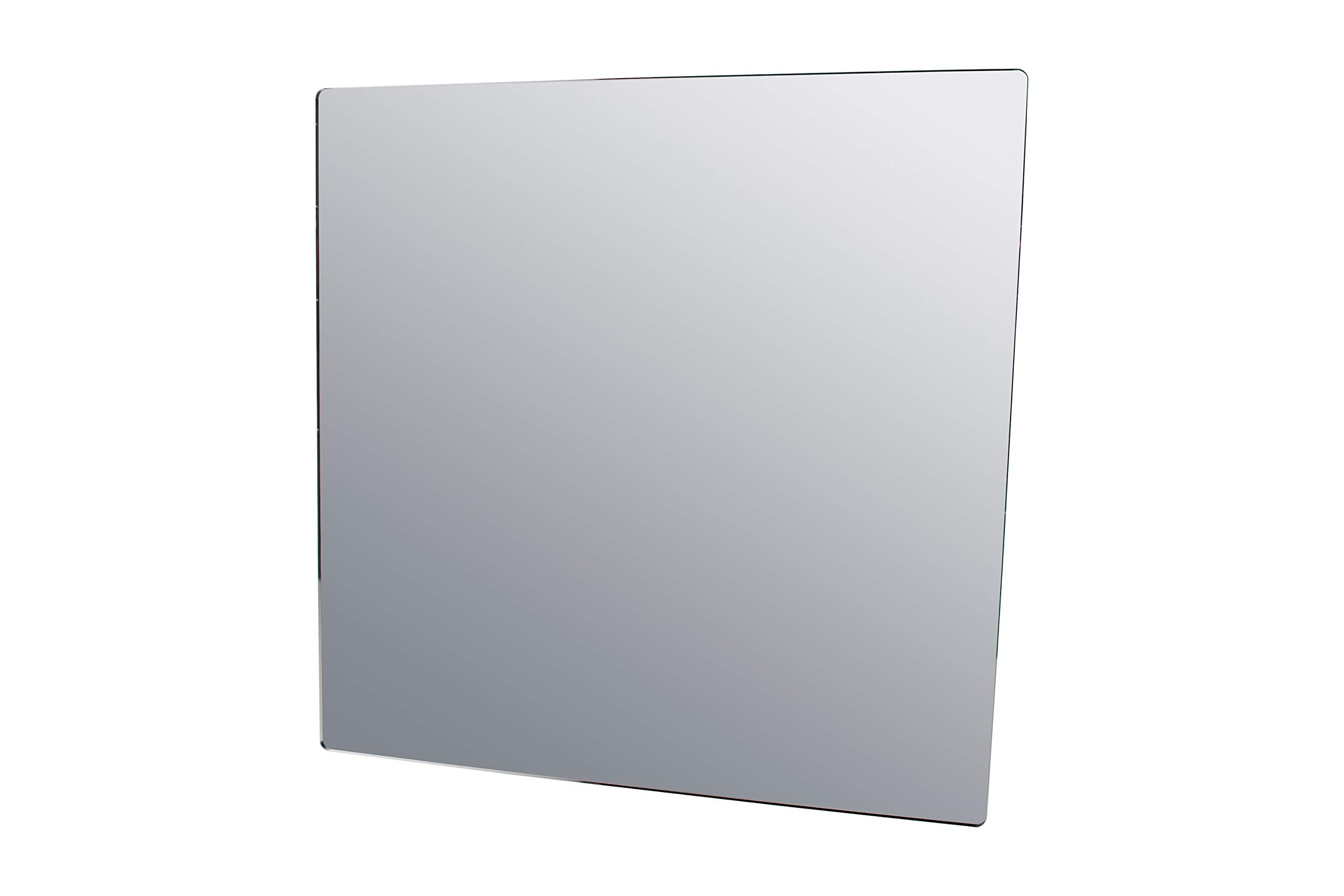Marketing Holders Acrylic Mirror Sheet 24" x 24" Reflective Frameless Lucite Tile Lightweight Portable Display with Rounded Corners for Buddy Sour Horses Chicken Coops Nurseries and Daycares