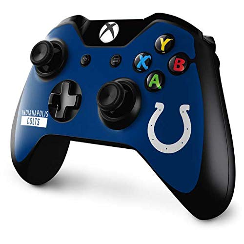 Skinit Decal Gaming Skin Compatible with Xbox One Controller - Officially Licensed NFL Indianapolis Colts Blue Performance Series Design