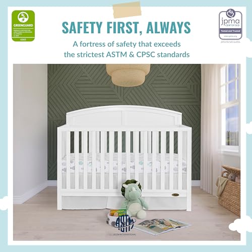 Dream On Me Storybrooke 5 in 1 Convertible Crib