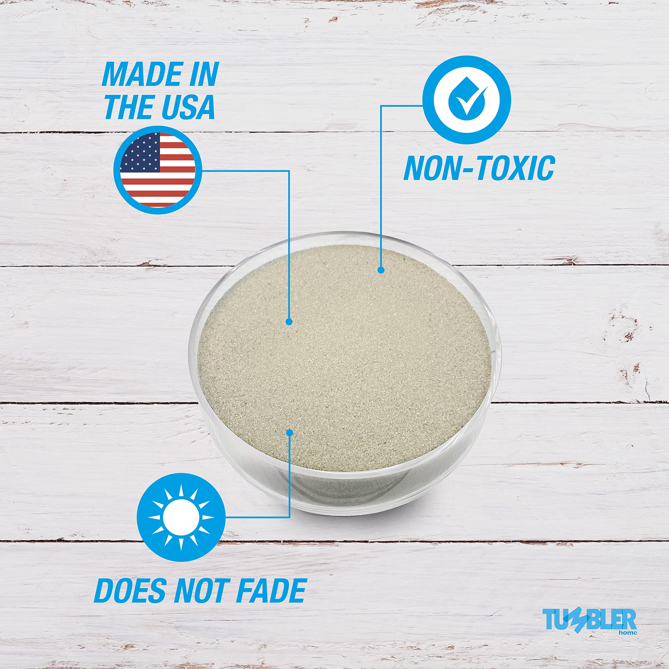 Real Beach Sand from Florida - Soft, Fine Sand for Vase Filler, Home Décor, Weddings, Terrarium, Aquariums, Arts & Crafts.
