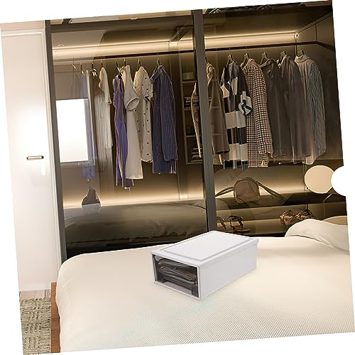 LABRIMP 2pcs Sneaker Holder Containers Drawer Clothing Organizer Clothing Storage Stackable Drawer Organizers Storage Containers with Drawers Sundries Container Bin Storage Drawers Pp