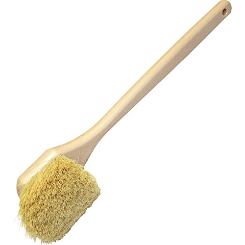Genuine Joe 20" Tampico Utility Brush, 1 Each, White