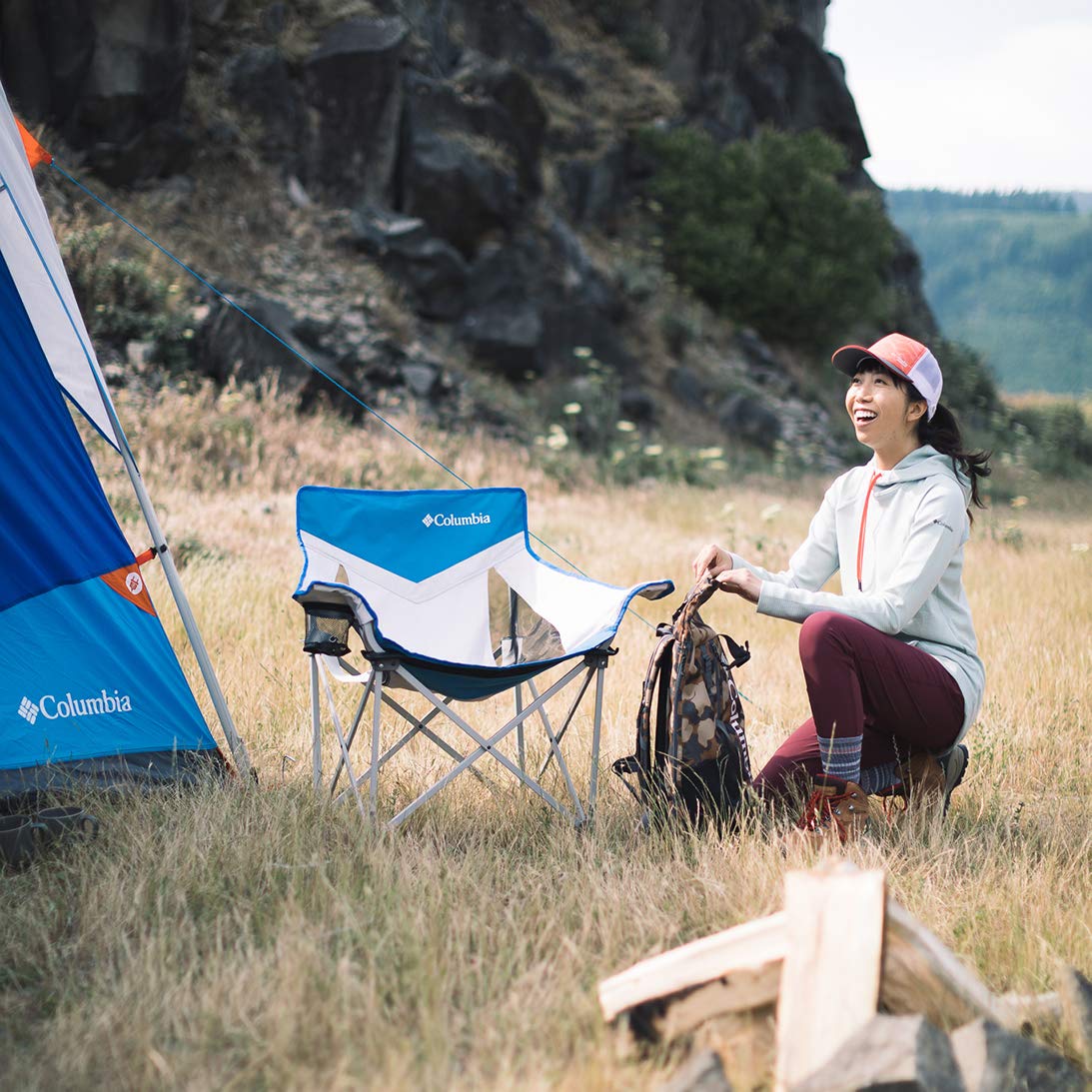 Columbia Basin Trail Chairs (Compact, Blue)