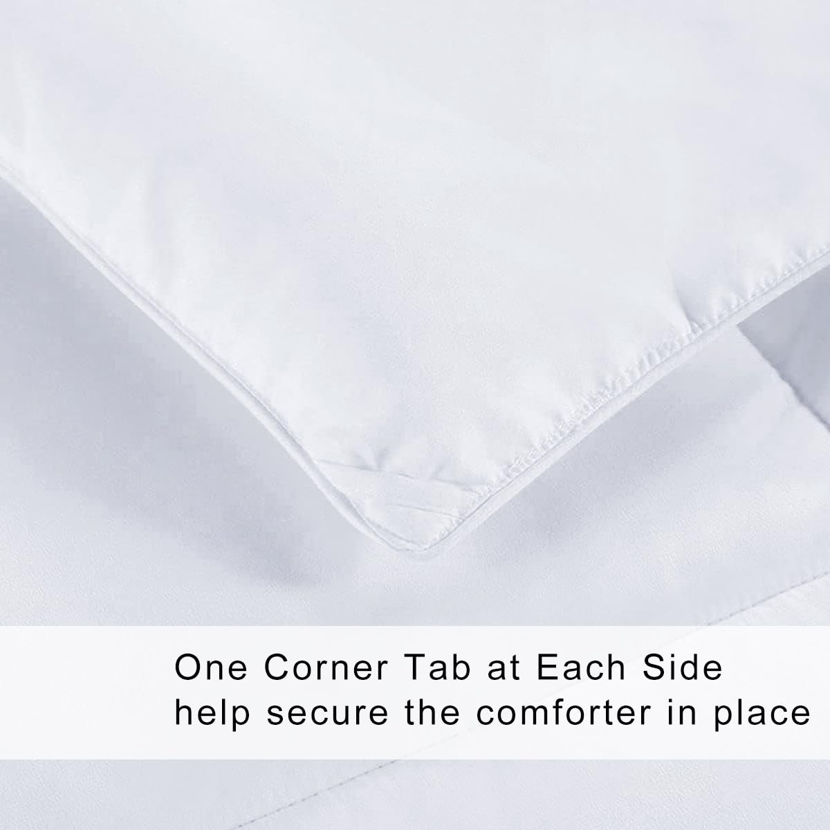 COHOME All Season Queen Size Cooling Comforter,Fluffy Down Alternative Comforter - Quilted Duvet Insert with Corner Tabs - Luxury Soft Hotel Comforter - Reversible - Breathable - White