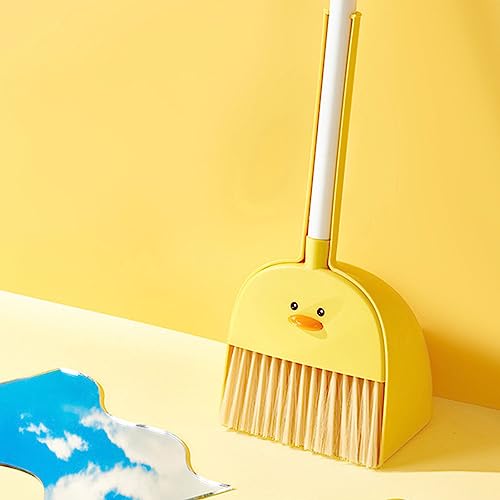 Kids Mini Broom Dustpan Set Cartoon Shape Children Cleaning Tool Home Baby Learn Sweeping Toys