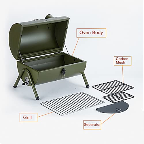 Charcoal Grill, Small Charcoal Grill, Portable Mini Grill Foldable for Camping, Picnic, Backyard and Anywhere Outdoor Cooking