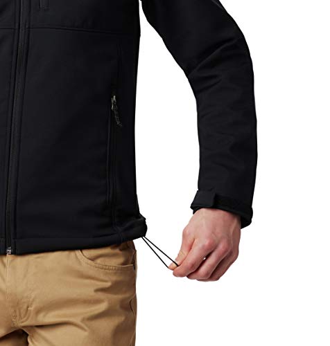 Columbia Men's Ascender Softshell Jacket, Black, 3X Big