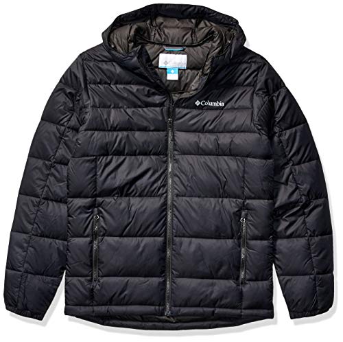 Columbia Men's Buck Butte Insulated Hooded Jacket, Black, XX-Large