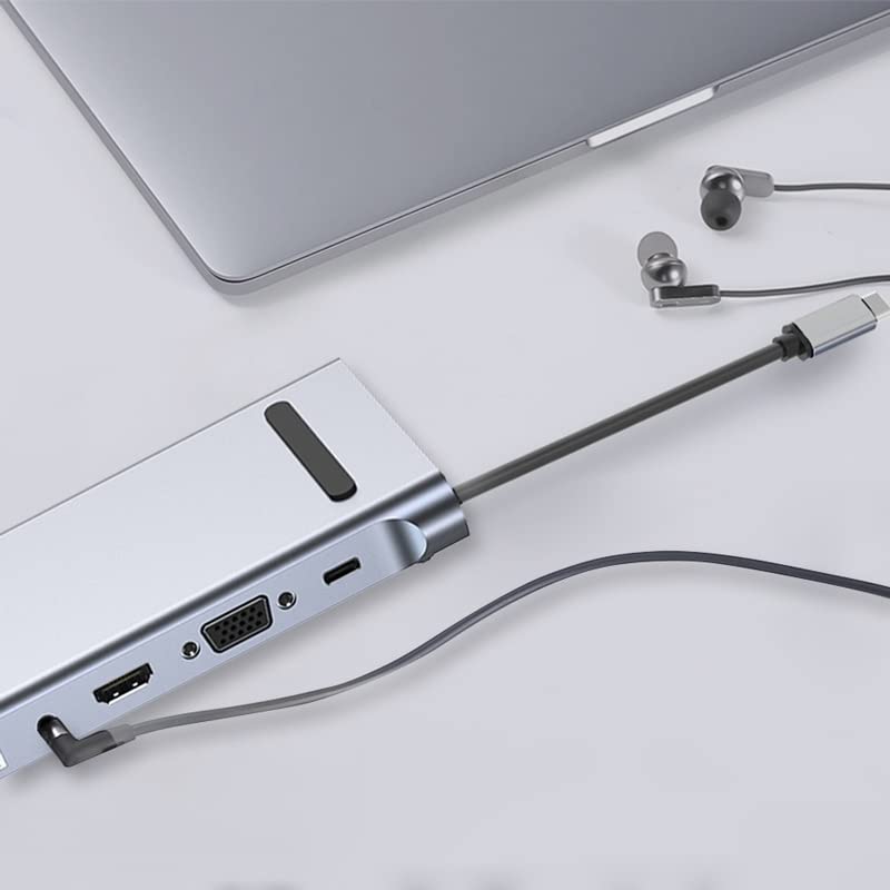 GENIGW Hub Splitter Multiport Adapter Laptop Computer Converter Extender