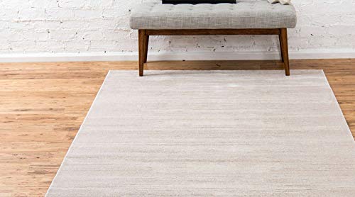 Unique Loom Uptown Collection Area Rug - Madison Avenue (8' x 10' Rectangle, Beige/ Light Brown)