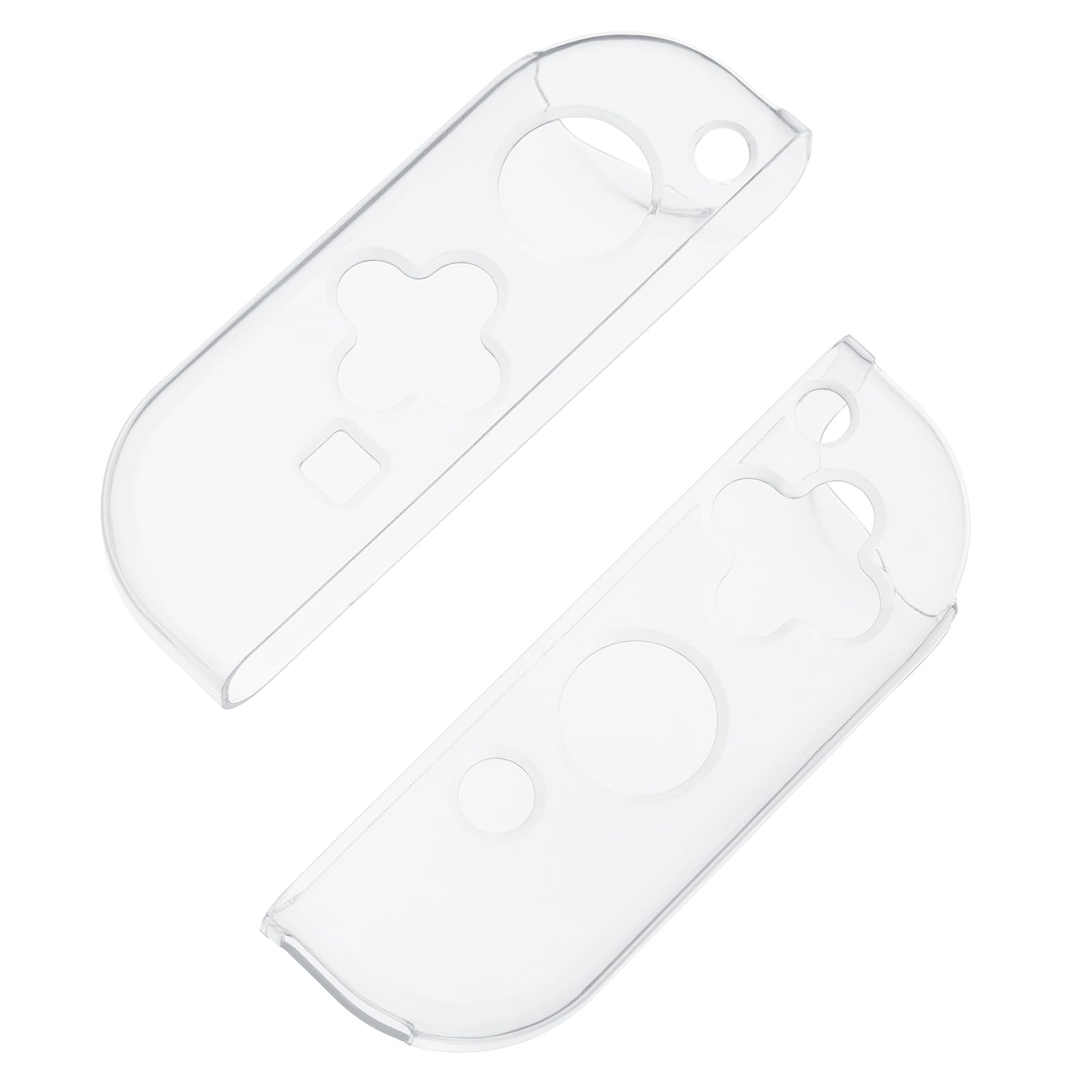 Soft Replacement Shell Case for Nintendo Switch Joy-Con, Clear TPU Protective Cover Case Compatible with NS Joy Cons Handheld Controller