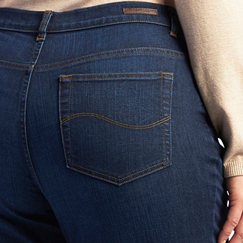 Lee Women's Plus Size Relaxed Fit Straight Leg Jean, Verona, 20 Petite